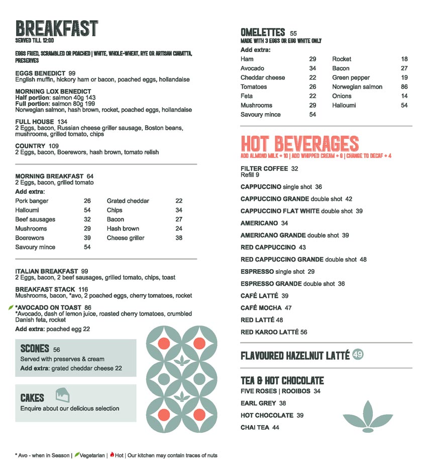 Cafe Rousse Food Bar | Cafe Rousse Clearwater Mall | Cafe Rousse Tyger ...